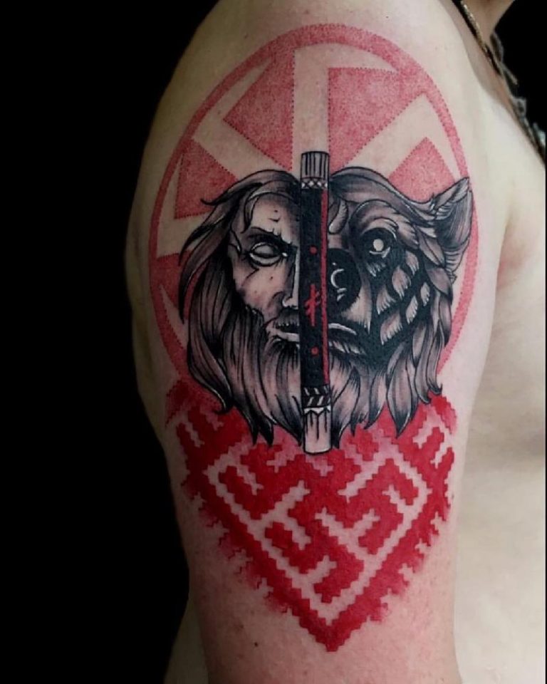 Slavic tattoos: 100 photos of ideas, meaning, sketches for men and women
